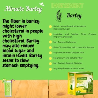 FDA Approved Miracle Barley 210g with Collagen, Sodium Ascorbate Bacopa ...