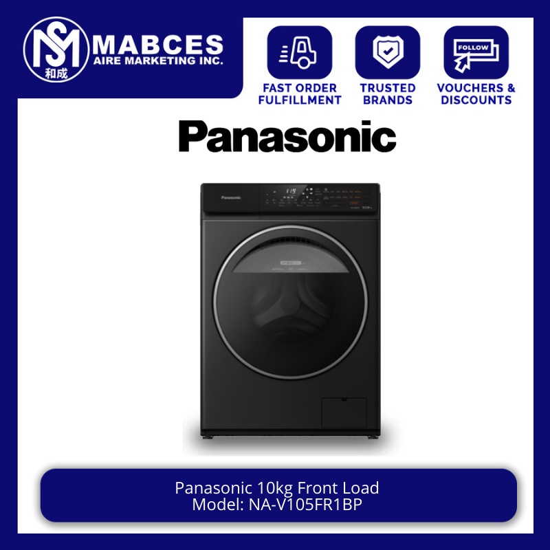 Panasonic 10.0kg Front Load NA-V95FC1WPH | Shopee Philippines