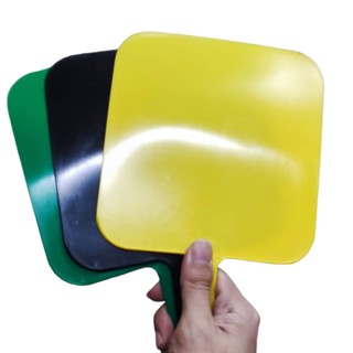 Plastic pamaypay hand fan with handle paypay NEW COLORS! | Shopee ...