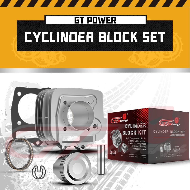 GT POWER Cylinder Block Set WAVE100 STD Φ50MM Φ53MM Φ54MM Φ56MM Made in ...