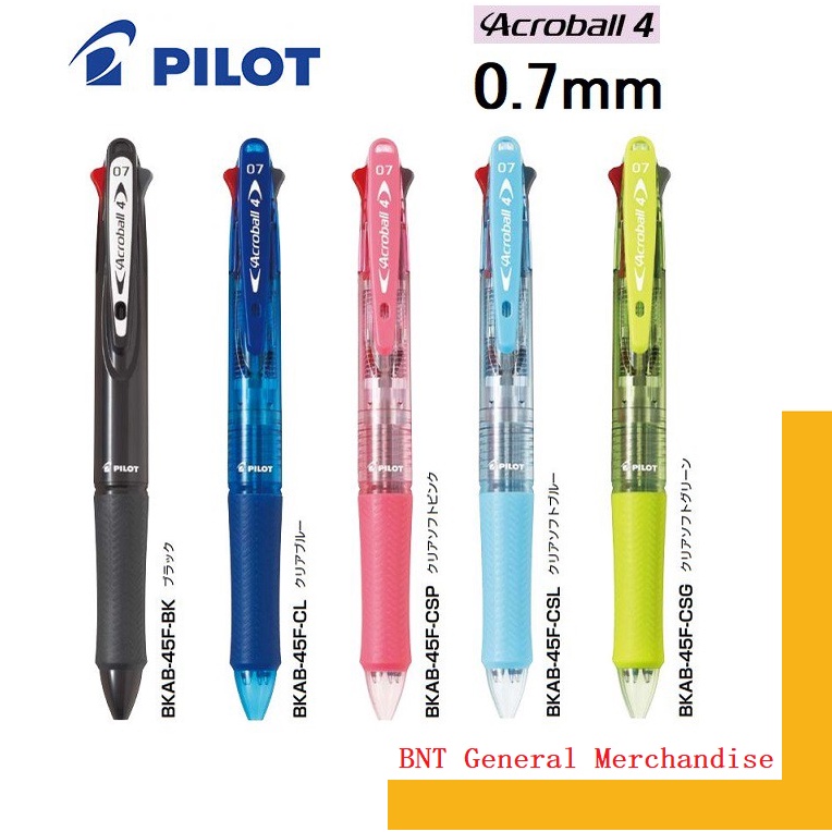 Pilot Acroball 4 Multi Pen Color Ballpoint 0.7 1pc | Shopee Philippines