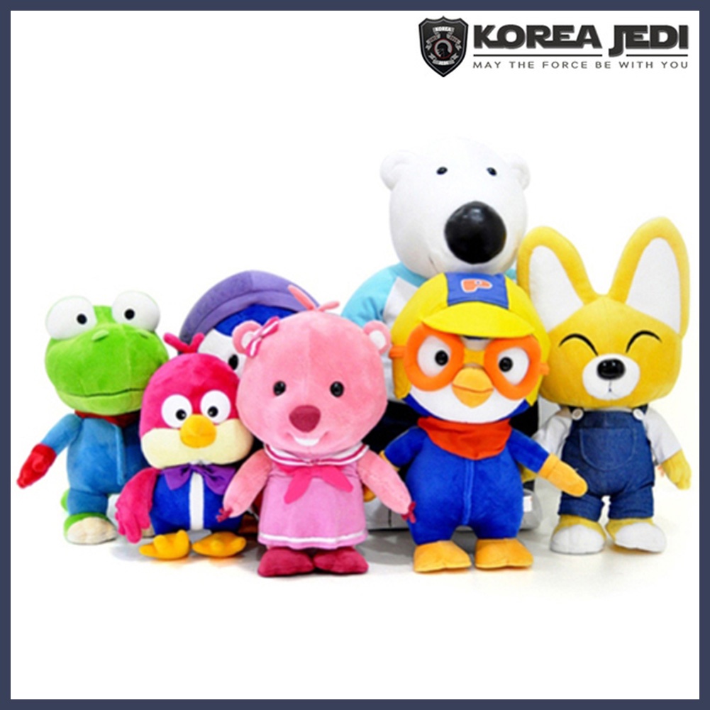 Pororo and Friends - Plush Doll Stuffed Toys 7 Type (Pororo, Eddy ...