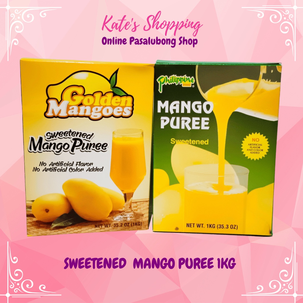 PHIL BRAND MANGO PUREE SWEETENED 1KG | Shopee Philippines