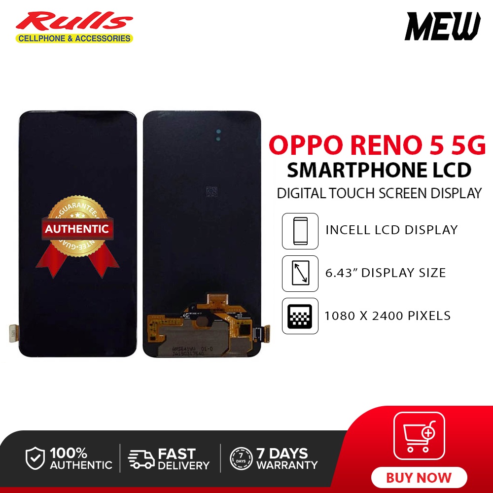 Smartphone LCD for Oppo Reno 5 5G (INCELL) Touch Screen Display Frame ...