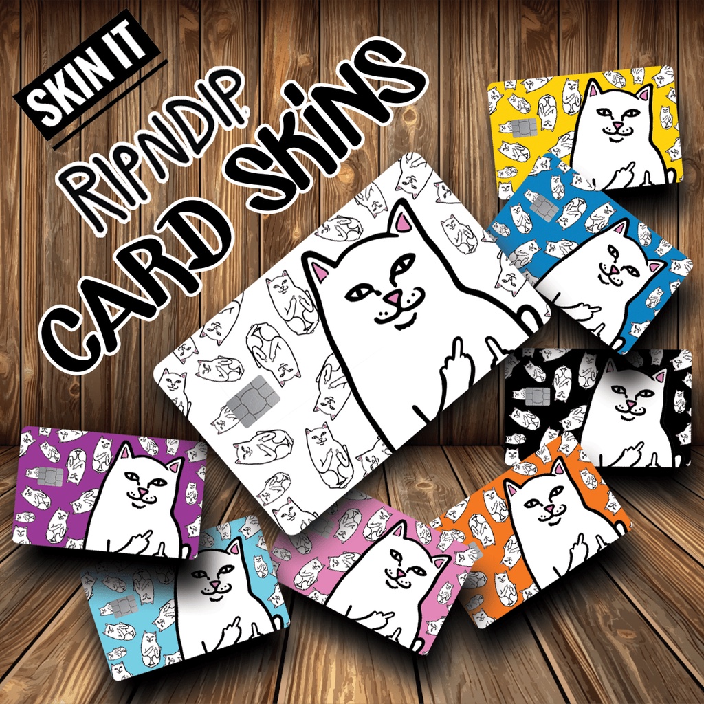 RIPNDIP Card Sticker Skins For Atm Cards And Loyalty Cards | Shopee ...