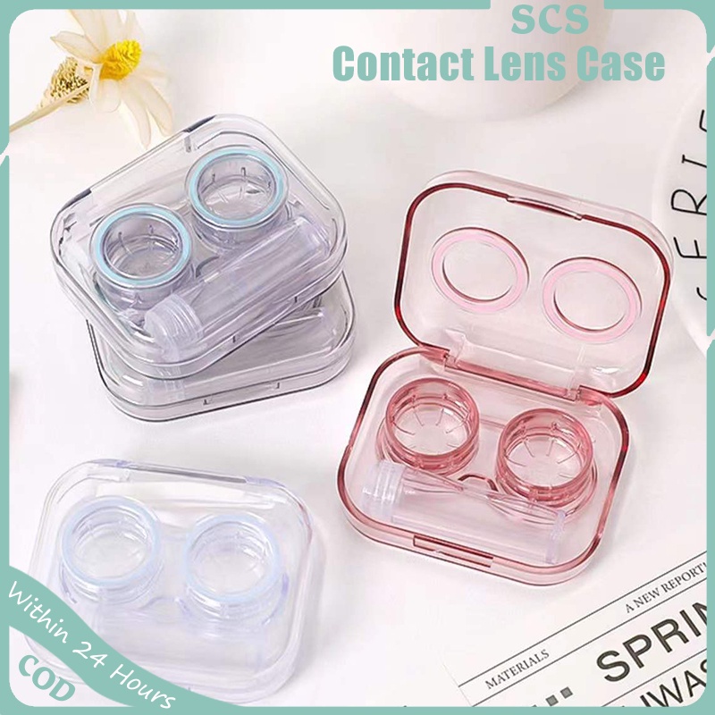 Travel Contact Lens Cases Portable Mini Contact Lens Soak Storage Kit ...