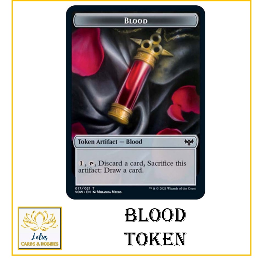 Magic the Gathering | Blood Token | Shopee Philippines