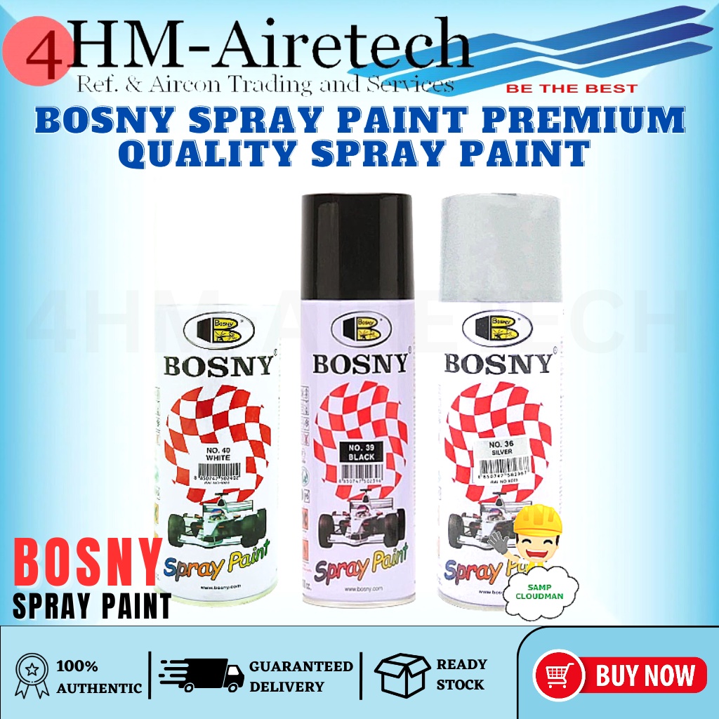 4HM BOSNY Spray Paint Premium Quality Spray Paint Formulated from 100% ...