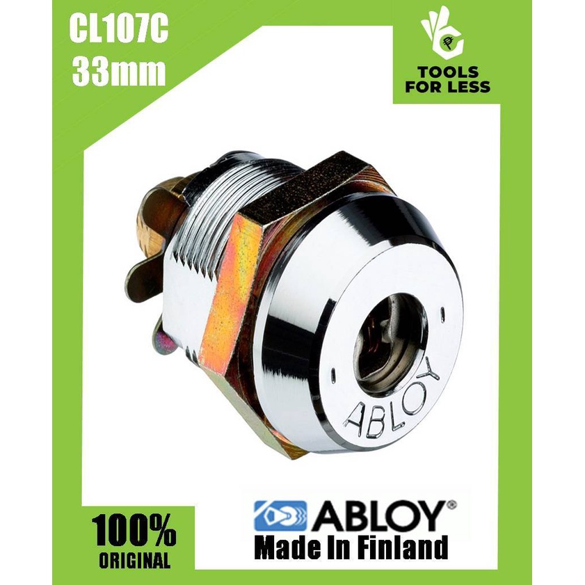 Abloy Cam Lock 33mm Model: CL107C (3274C) Made in Finland | Shopee ...