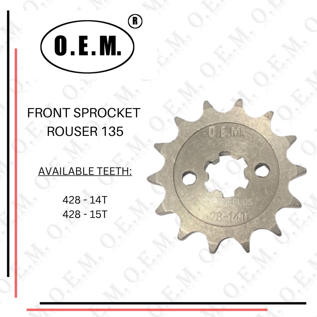 Motorcycle Front Engine Sprocket 'OEM' (Rouser 135) | Shopee Philippines