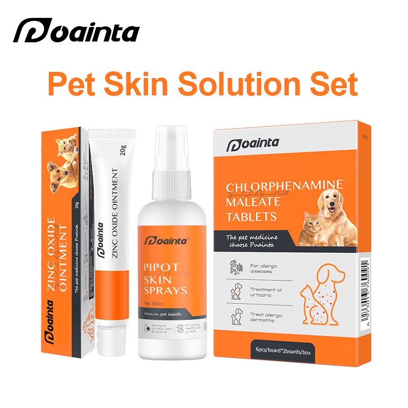 PUAINTA Pet Skin Treatment For Dog and Cat Allergy Dermatitis Eczema ...