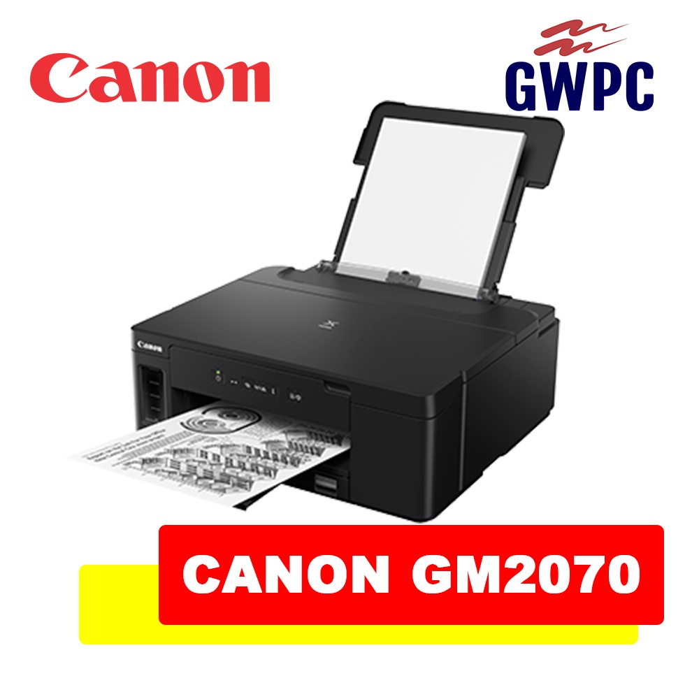 Canon PIXMA GM2070- Single Function, Wi-Fi, Monochrome, Ink Tank ...