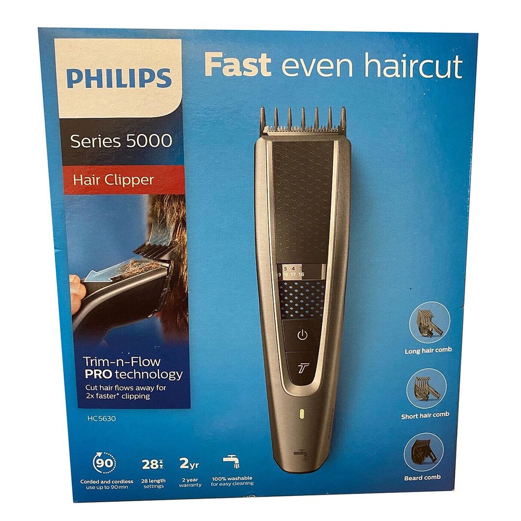 Philips Hairclipper Series 5000 HC5630/13 Washable Hair Clipper (UK ...