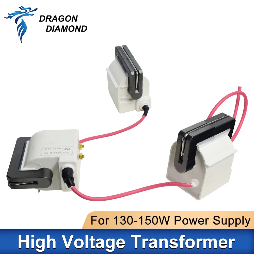 Dragon Diamond 150W High Voltage Flyback Transformer For 130W 150W Co2 ...