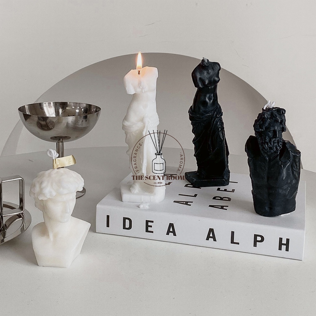 TSR Greek Goddess Venus Human Body Sculpture Vintage Scented Candle ...