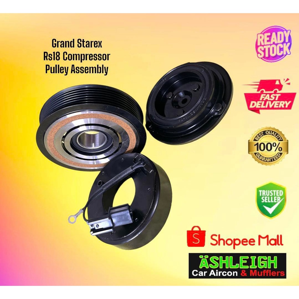 Ashleigh Hyundai Grand Starex RS18 Compressor Pulley Assembly Set ...