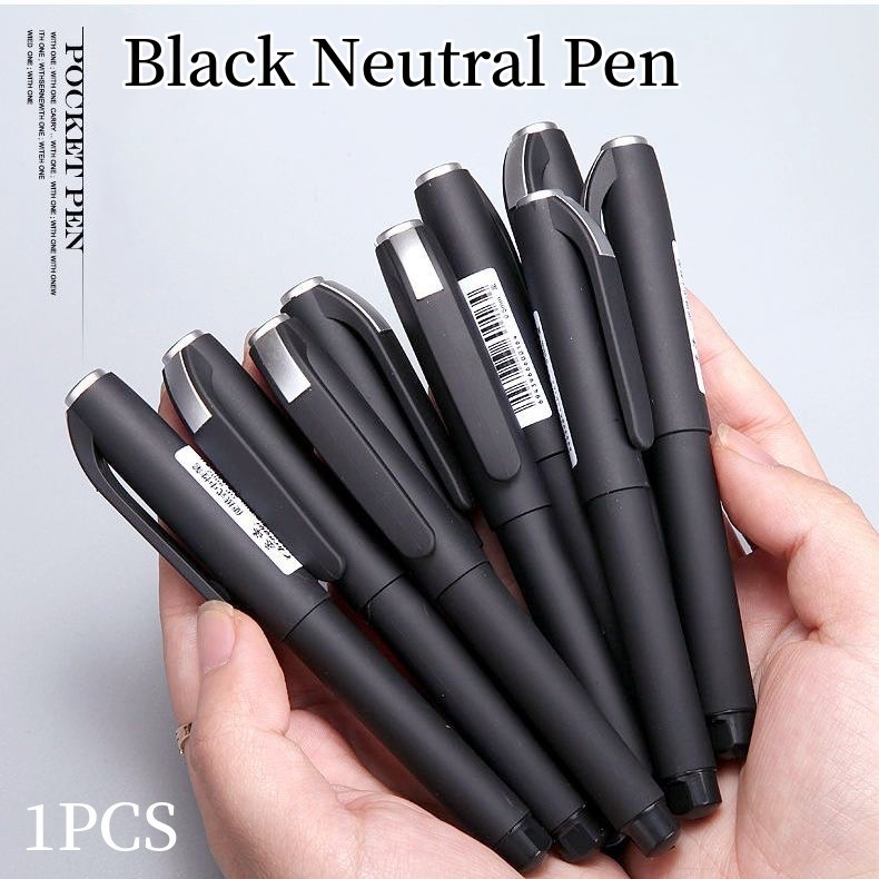 Gel Pens Black Neutral Pen 0.5mm Refill Friction Pen School Supplies ...
