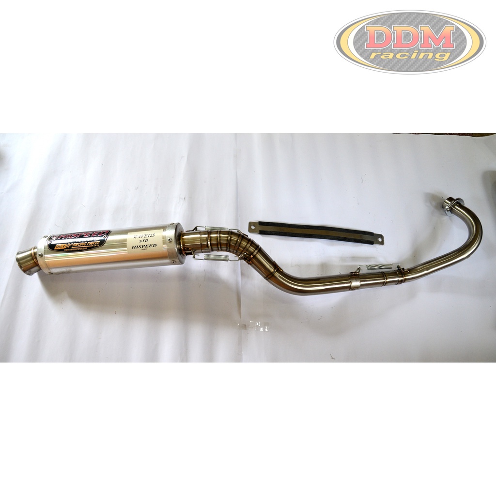 HISPEED Racing Pipe for Honda Wave125. Tube type. 40mm Elbow. Standard ...