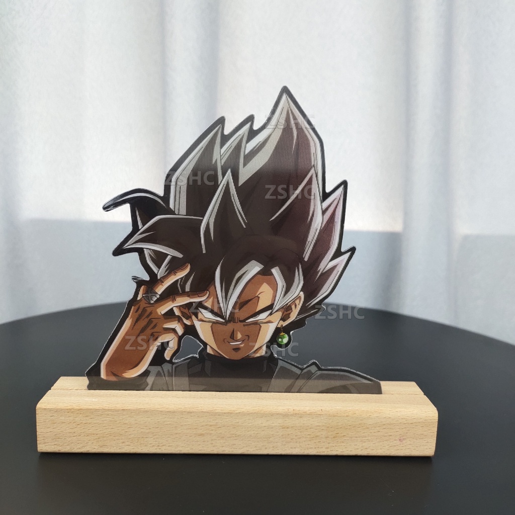 Dragon Ball Black Goku Anime Motion Sticker Waterproof Decals for Cars ...