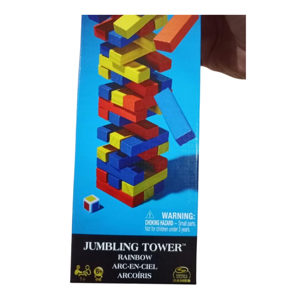 Cardinal Classics Jumbling Tower Rainbow Stacking Blocks for Kids and ...