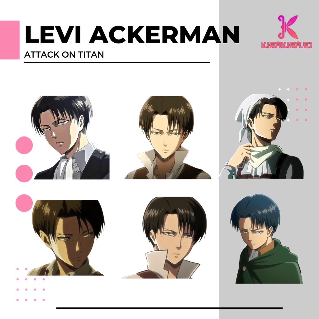 STICKER Levi Ackerman Sticker | Shingeki no Kyojin Attack on Titan ...
