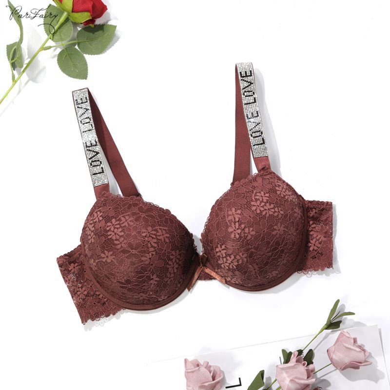 PARIFAIRY Lace Bra with Wire no Foam Brassiere for Women Bra Cup B 34B 36B 38B 40B-765 | Shopee ...