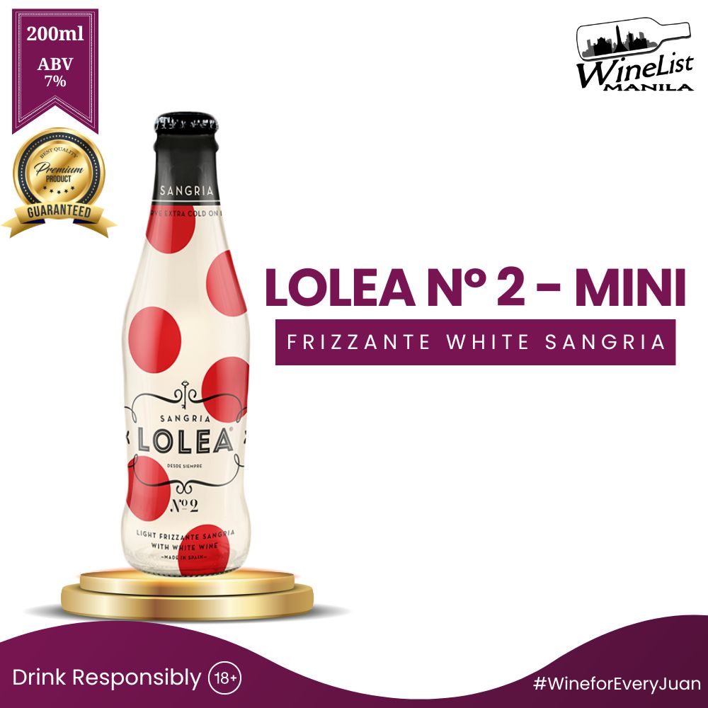 Lolea No. 2 Frizzante White Sangria Mini 200ml | Shopee Philippines