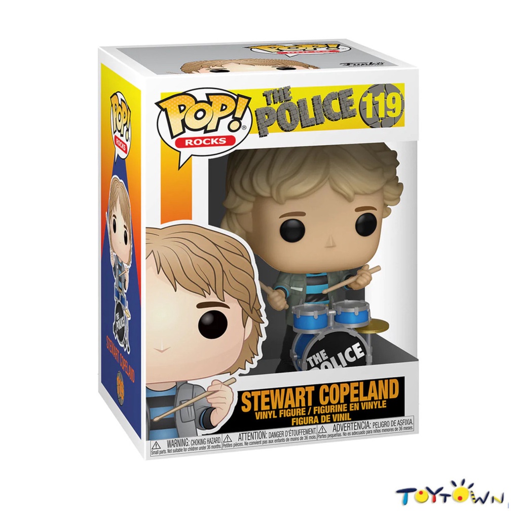 Funko Pop!® Rocks The Police #119 Stewart Copeland | Shopee Philippines