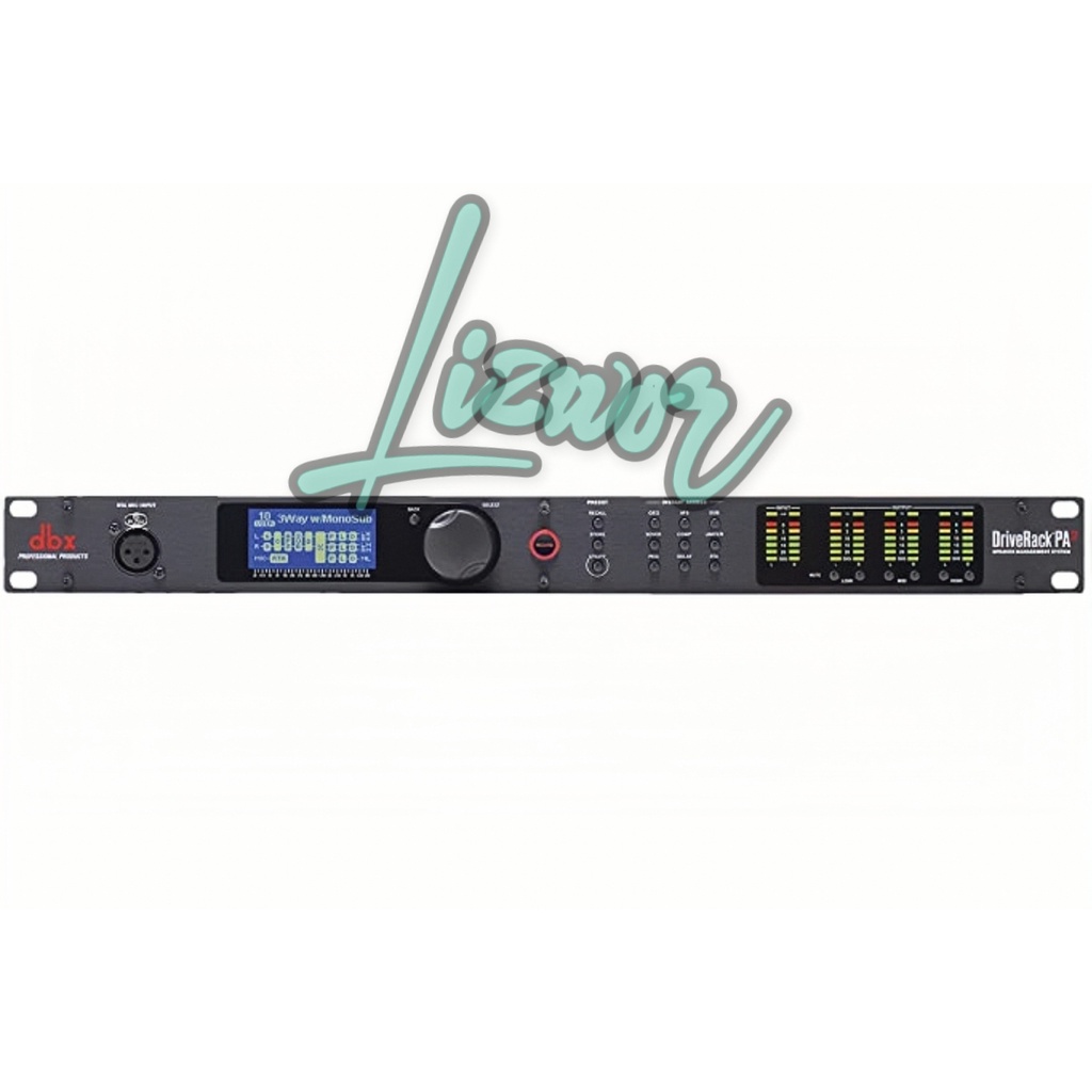 DriveRack dbx PA2 2x6 PA Management Processor with Display and USB ...