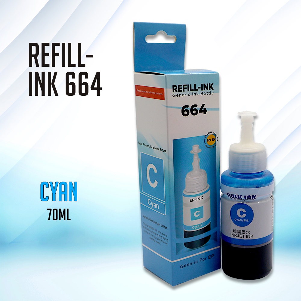 Refill EP SON 664 Ink for Printer L120 L360 L310 L130 L210 L220 L355 ...