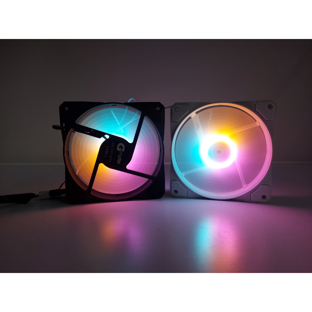 LED COOLING FAN DESKTOP PC FAN 120M RED|BLUE|WHITE|GREEN|RGB|ICE BLUE ...