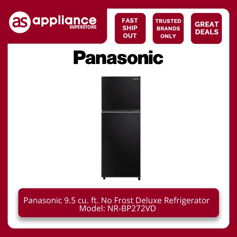 Panasonic 9.5 cu.ft. No Frost Deluxe Refrigerator NR-BP272VD | Shopee ...
