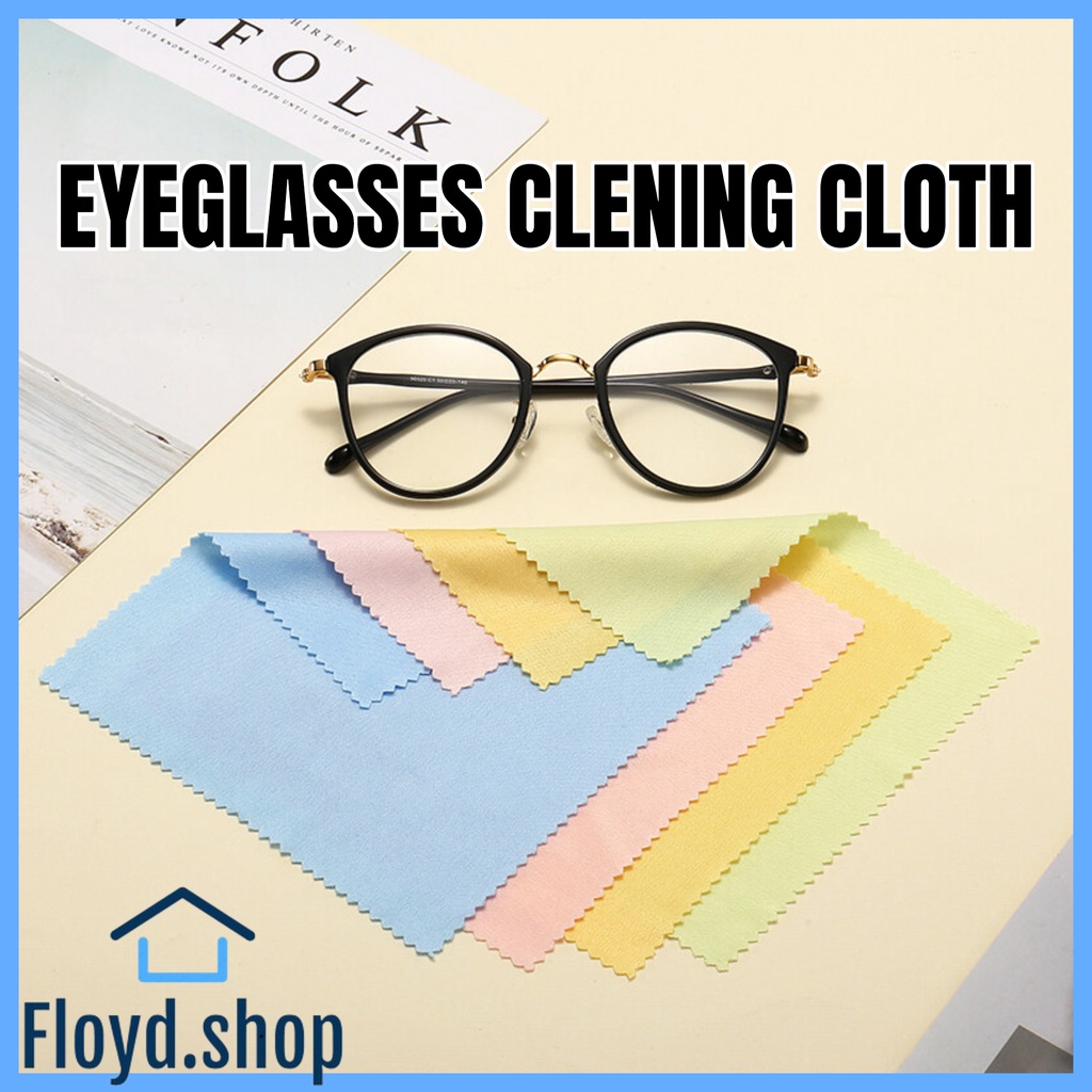 FLOYD.SHOP Superfine Fiber Eyeglass Cleaner Microfiber Cleaning Cloth ...