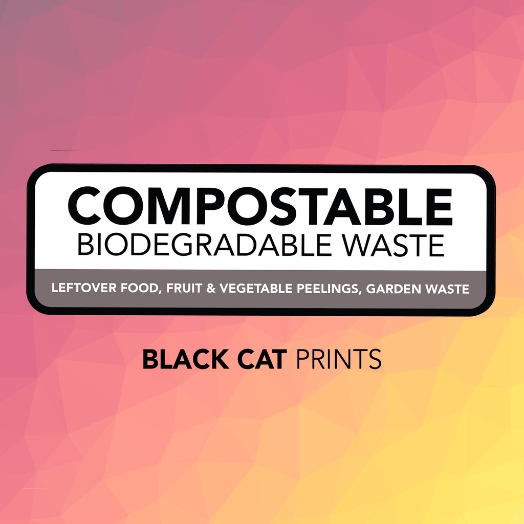 Trash Bin Label Stickers / Waste Segregation | Shopee Philippines