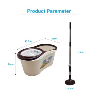 Home Gallery Tornado Mop Medium With Spin Dry Small Bucket Set With ...