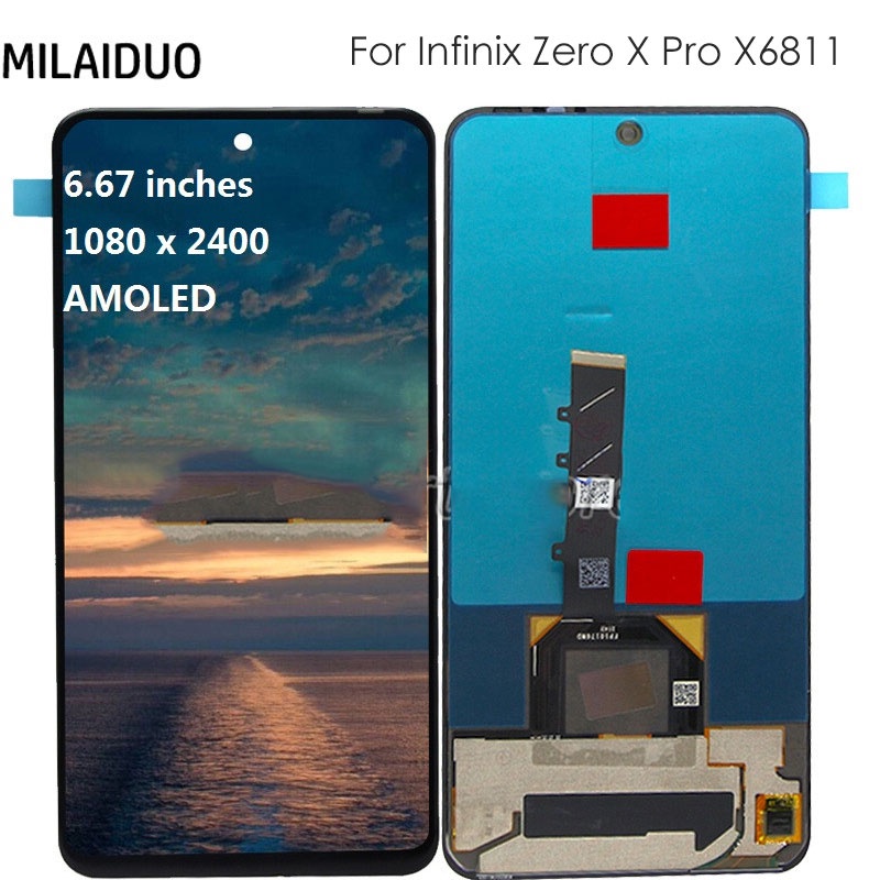 Original AMOLED Display for Infinix Zero X Pro X6811 / Zero X LCD ...