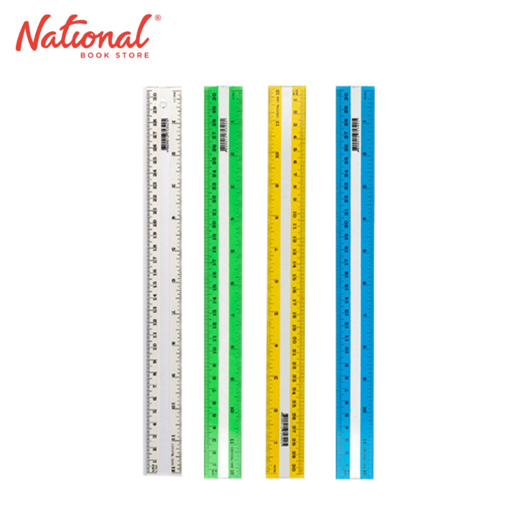 Plastic Ruler 12 inches 1209 (Color May Vary) - School Supplies ...