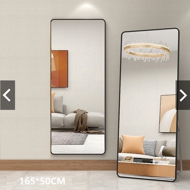MOOM Mirror Wall Mirror 165CM With Stand Full Length Mirror Nordic Wall ...