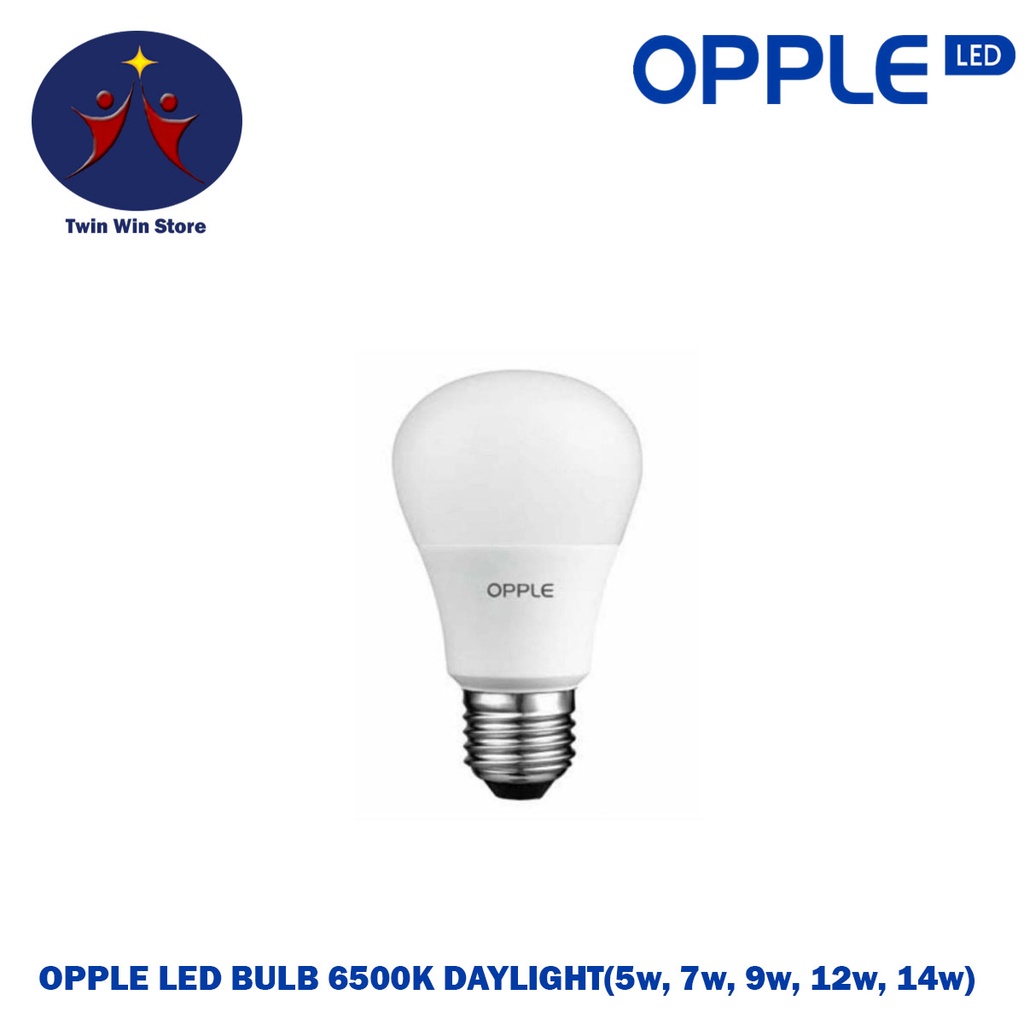 OPPLE LED Bulb 6500k daylight (5w, 7w, 9w, 12w, & 14w) | Shopee Philippines