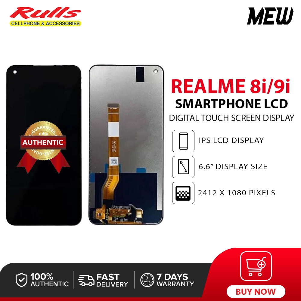Smartphone LCD for Realme 8i / 9i Digital Touch Screen Display Frame ...
