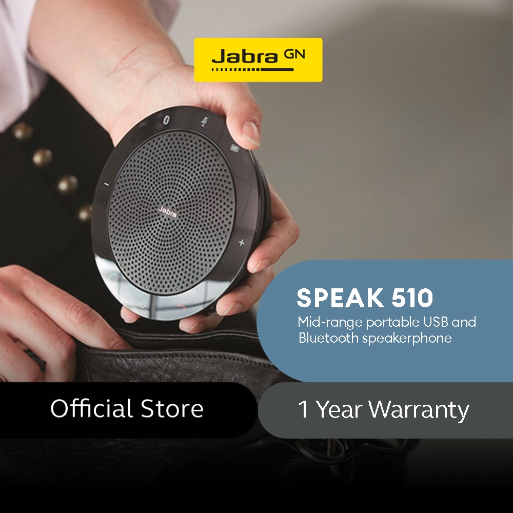 Jabra Speak 510 MS Wireless Bluetooth Speaker | Shopee Philippines