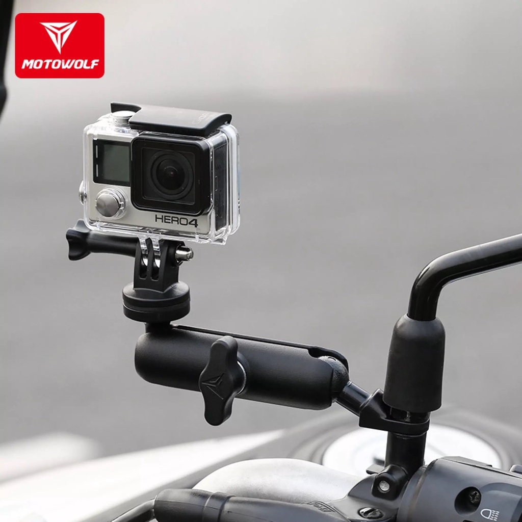 Motowolf Adjustable Mount for Sports Camera & Action Camera | Shopee ...