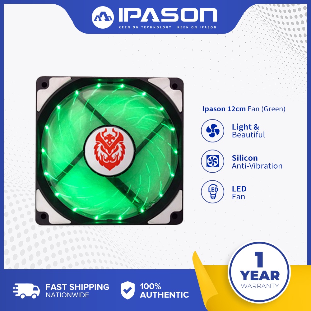 Ipason 12cm Fans Hot Seller Noiseless Mini Pc Case Cooling Led 120Mm ...