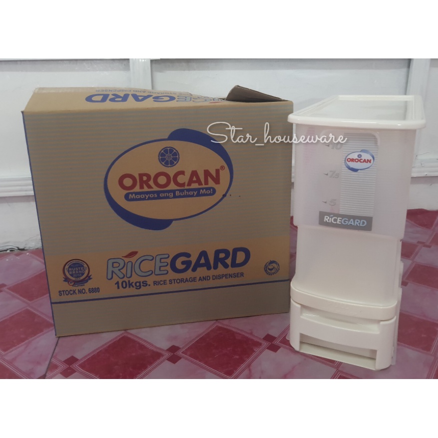 OROCAN Ricegard Rice Dispenser 10KGS Food Storage Container Kitchenware ...