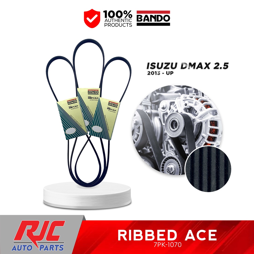 Bando Fan Belt Isuzu Mux 2.5 2014 - UP Alternator Belt 7PK-1070 1pc ...