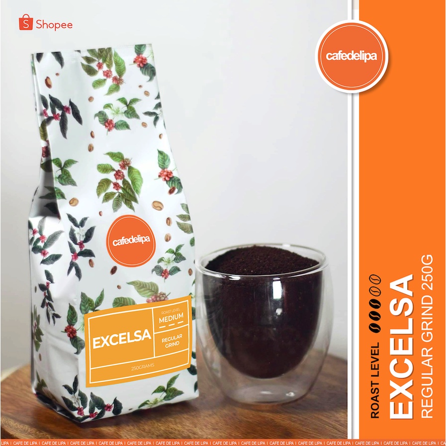 Cafe de Lipa Excelsa Premium Ground Coffee Pack 250G | Shopee Philippines