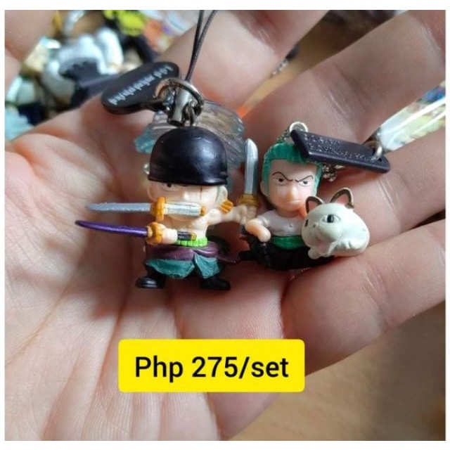 Authentic Onepiece_Roronoa Zoro Keychain Set | Shopee Philippines