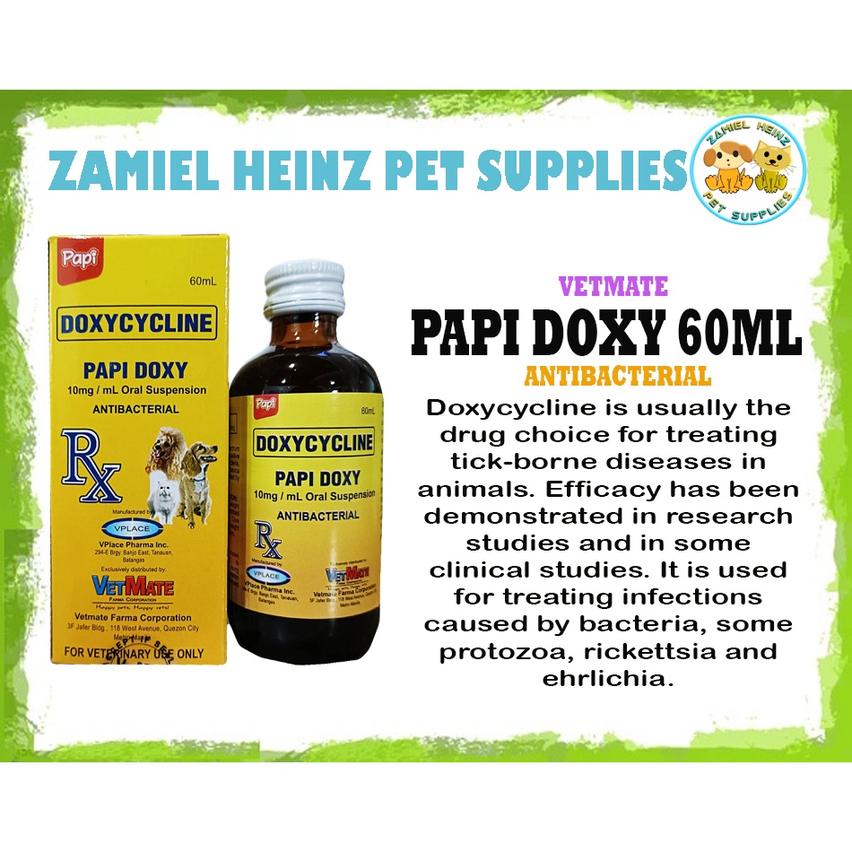 PAPI Doxy Antibacterial (10mg/ml Oral Suspension) | Shopee Philippines