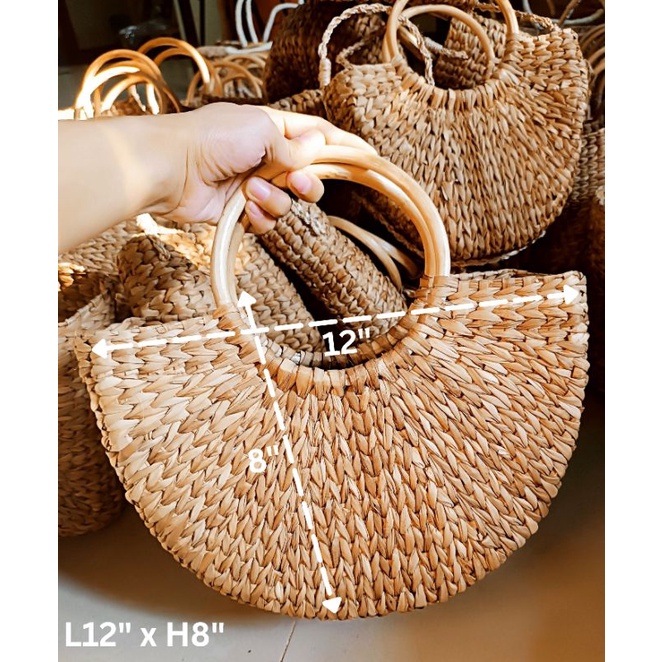 Seagrass bangkuan bag native bag banig bangkwan abaca woven hand bag ...
