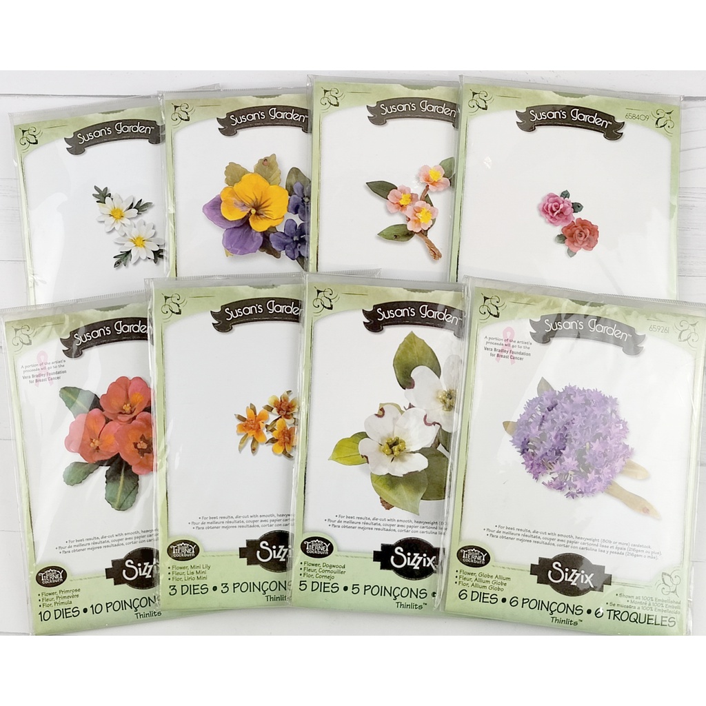 Sizzix Susan's Garden Thinlits Die | Shopee Philippines